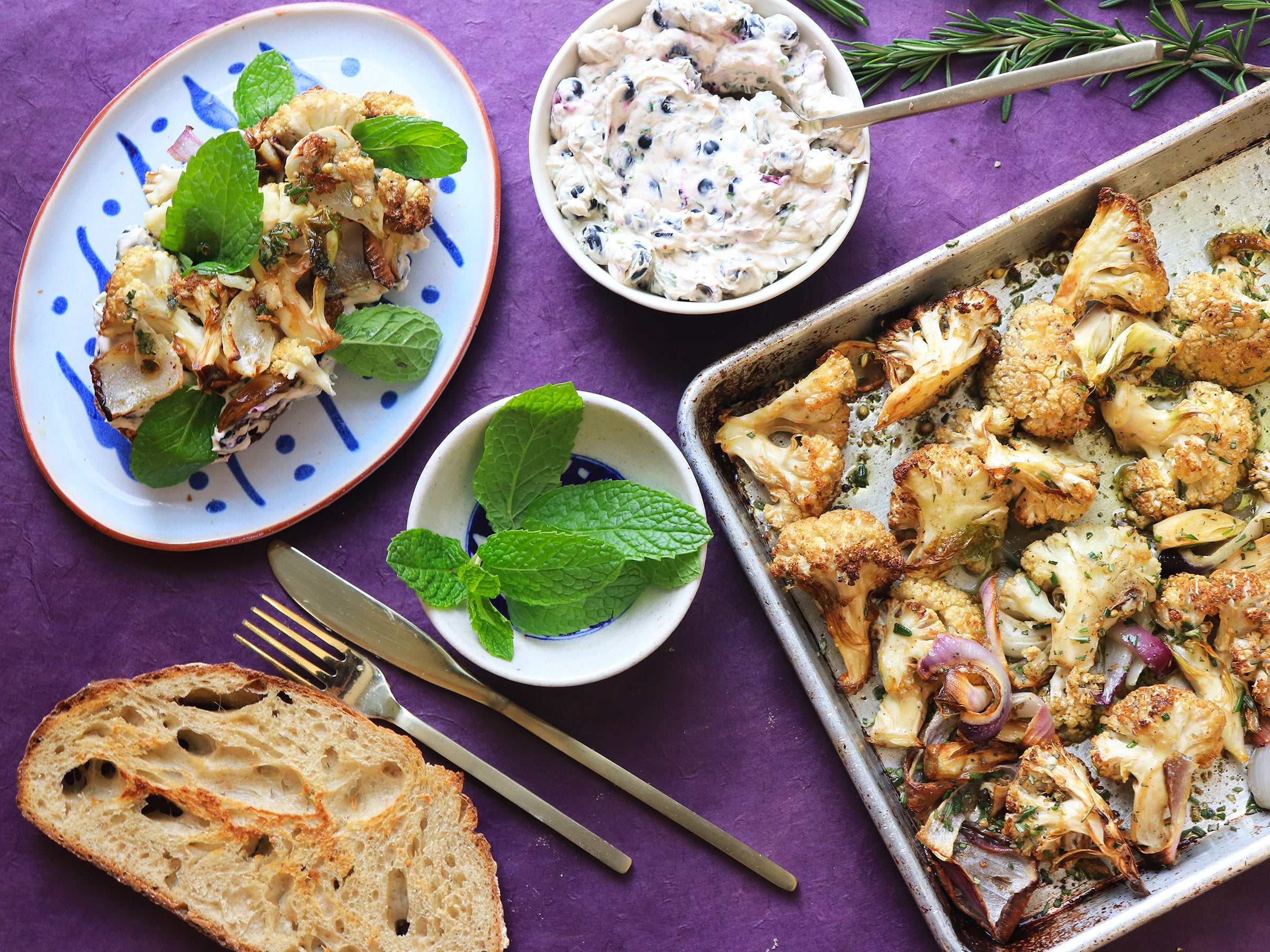 Rosemary Cauliflower Toast – india1948